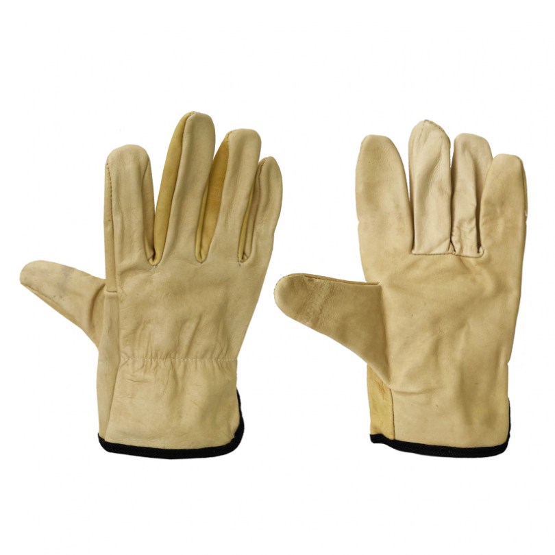 Seguridad industrial (EPP): Guantes vaqueta tipo ingeniero sencillo